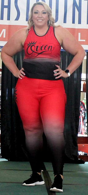 Queen Leggings Sets - Red | TNT SPORTS APPAREL